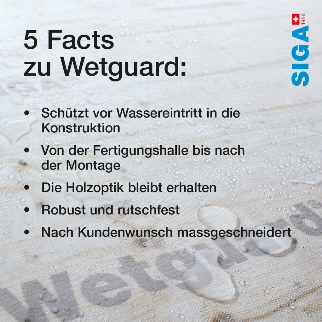 5 Facts zu Wetguard® | SIGA